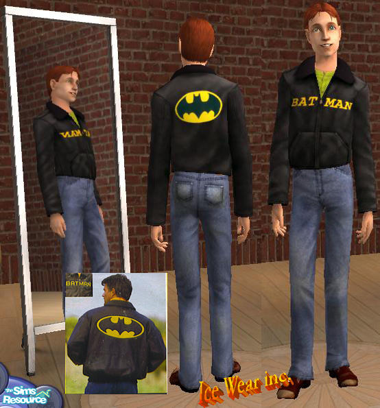The Sims Resource - Batman Bomber Jacket