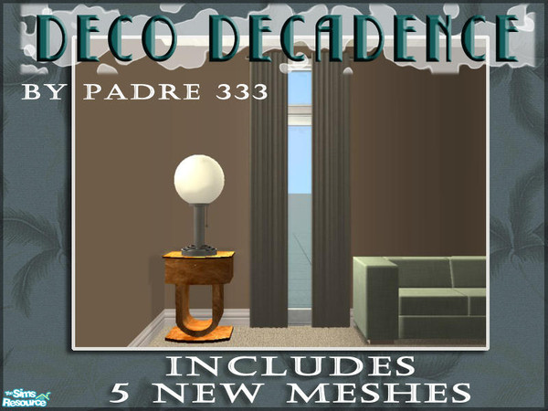 The Sims Resource | Deco Decadence - Curtain