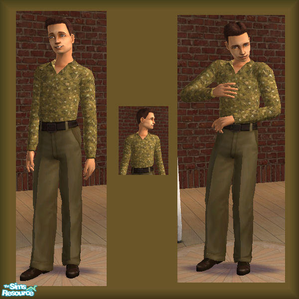 The Sims Resource | Green Outfit