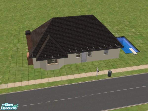 The Sims Resource - Starter Home with a pool