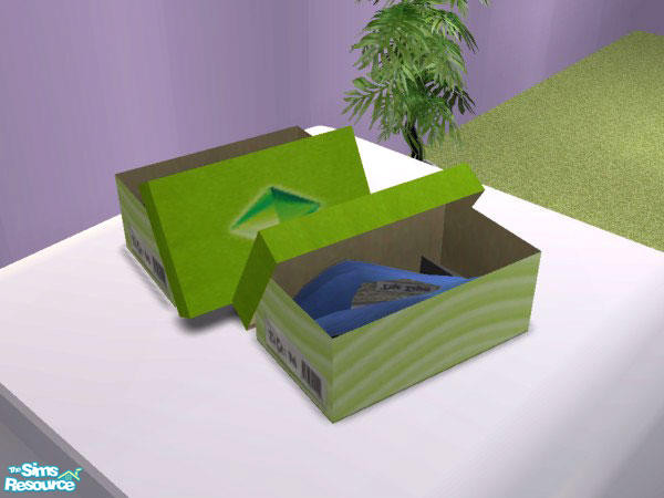The Sims Resource - Shoes In Box - Mesh