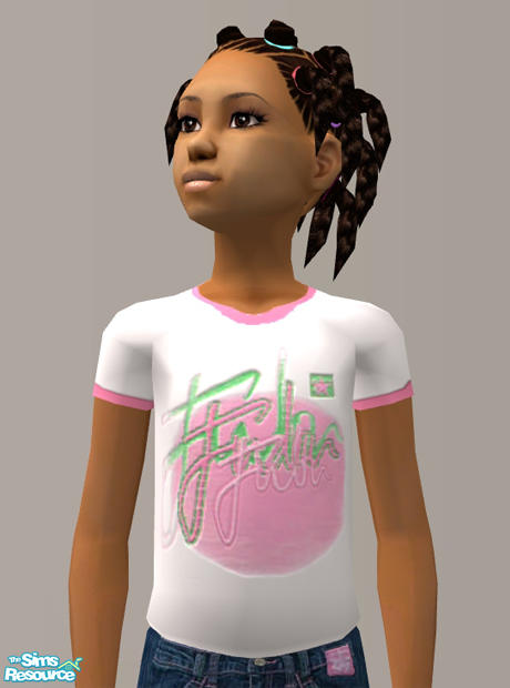 The Sims Resource - White Fubu Tee