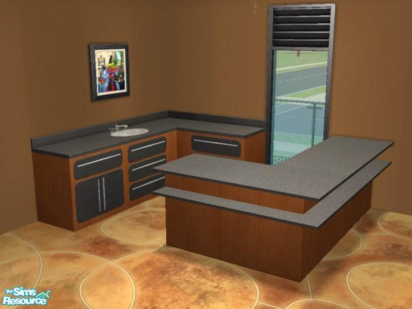 The Sims Resource - Modern Shop Counters - Recolor