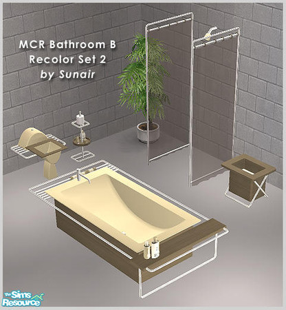 The Sims Resource | MCR Bathroom B - Recolor set 2