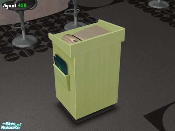 The Sims Resource - Lime Green Podium