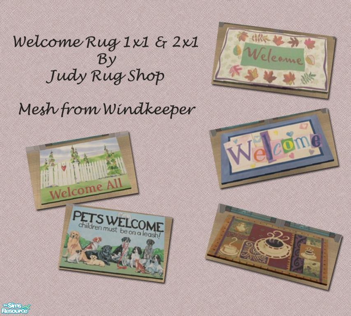 The Sims Resource - Judy_WelcomeDoorMat