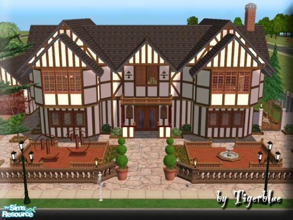 The Sims Resource | Tudor Manor House