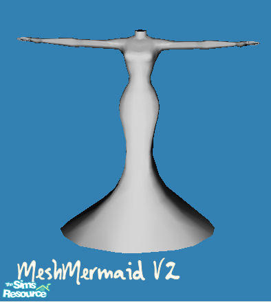 The Sims Resource | Mesh Mermaid V2