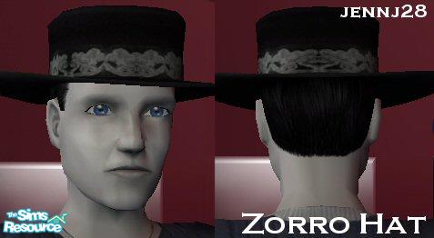 The Sims Resource - Zorro Hat