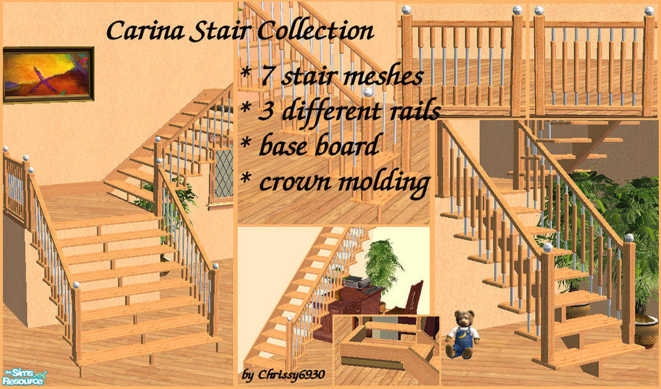 The Sims Resource - Carina Stair Collection
