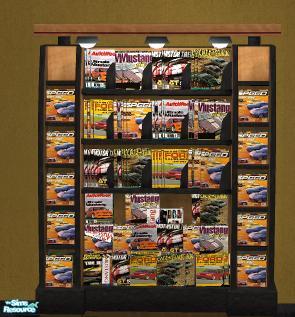 The Sims Resource - Auto (Mustang) Deluxe Magazine Rack