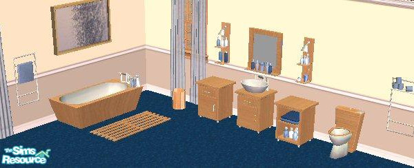 The Sims Resource | Mod Line Bath Recolor Pine