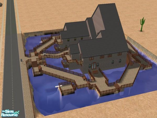 The Sims Resource | water works castle