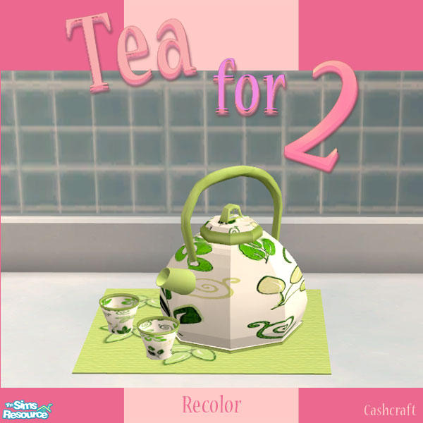 The Sims Resource | Tea for 2 - Retro Green