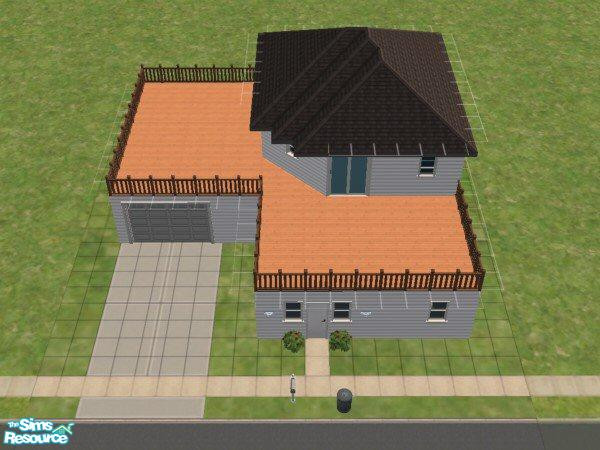 The Sims Resource - Small, two floor house