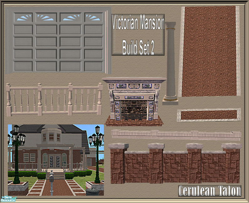 The Sims Resource - Victorian Build Set 2