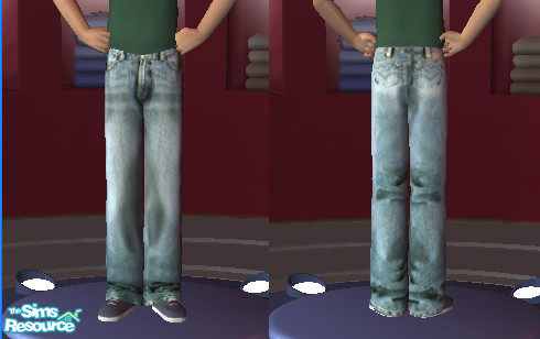The Sims Resource - Designer jeans for Boys