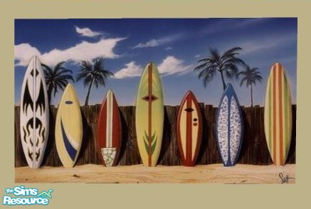 The Sims Resource | Surfing Poster....