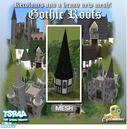 The Sims Resource - Black Steeple (MESH)