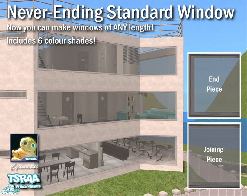 The Sims Resource - Never-Ending Standard Windows