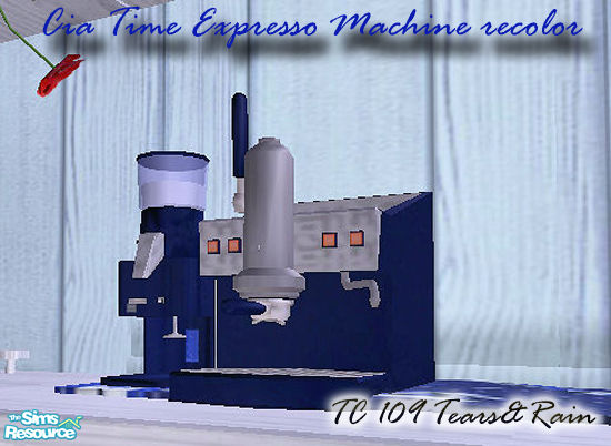 The Sims Resource | Ciao Time Expresso Machine Recolor