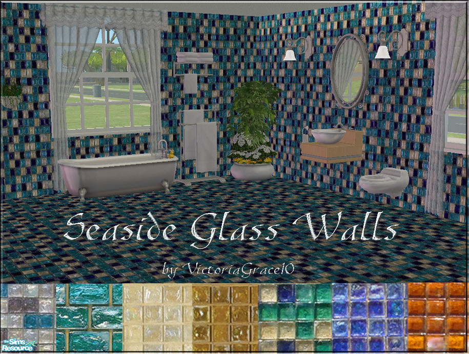 The Sims Resource - Seaside Glass Walls