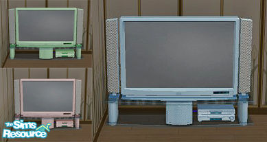 The Sims Resource | Tv Recolors Set