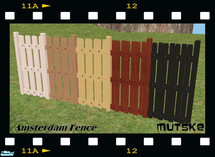 The Sims Resource - Amsterdam Privacy Fences