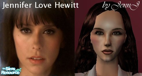 The Sims Resource | Jennifer Love Hewitt