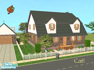 The Sims Resource | 119-Shingled Dutch Colonial