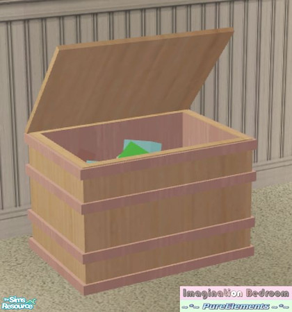 The Sims Resource - Imagination Bedroom Recolor - Toy Bin
