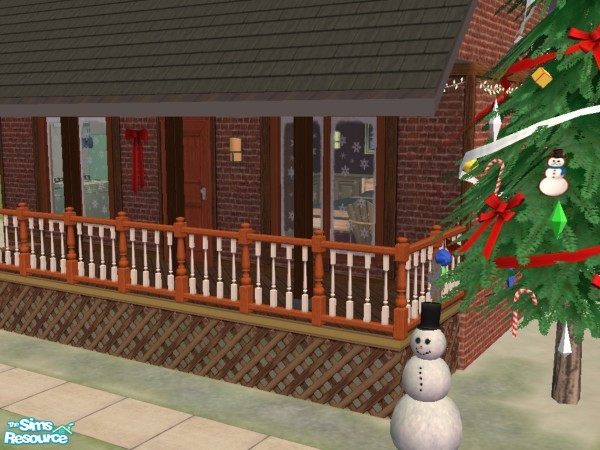The Sims Resource | Winter Holiday Cottage