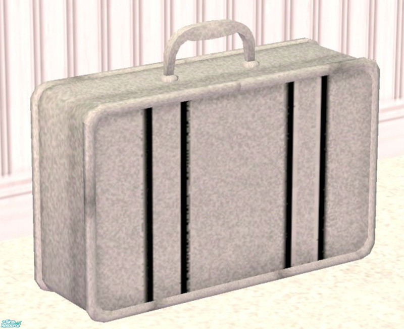 The Sims Resource - Suitcases - White Recolor