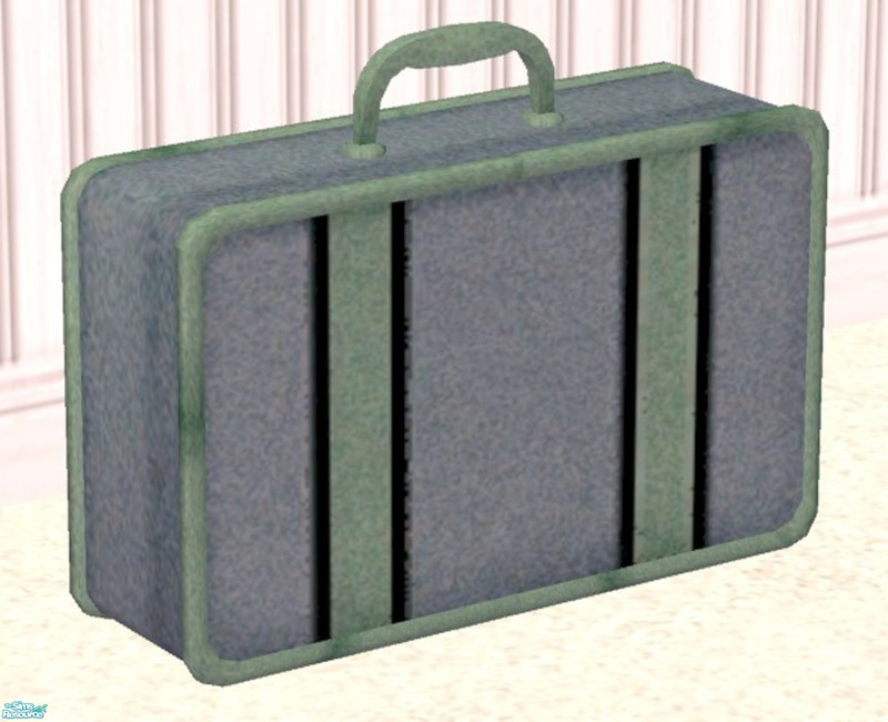 The Sims Resource - Suitcases - Blue and Green Recolor