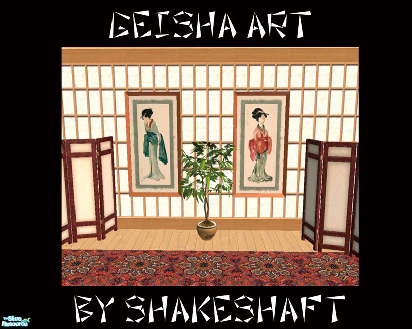 The Sims Resource - Geisha Art