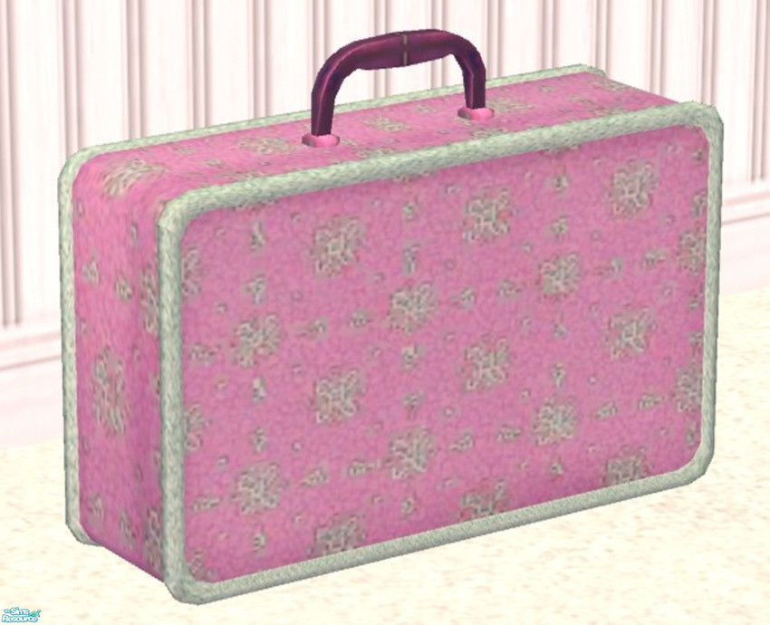 The Sims Resource - Suitcases - Pink Recolor