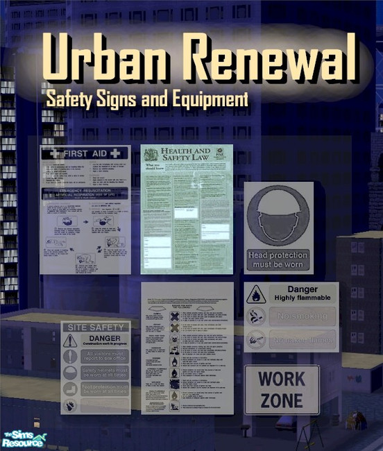 The Sims Resource - Health & Safety poster