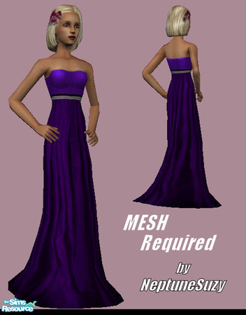 The Sims Resource - NSC Teen Gown - Happy New Year 4