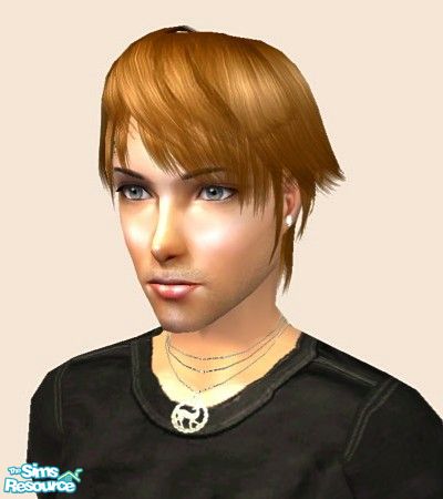 The Sims Resource | Recolors of Raonsims Male Hair #2 - Red