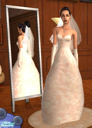 The Sims Resource - Wedding Dress 1