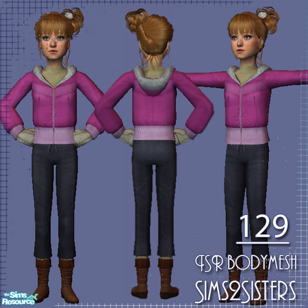 The Sims Resource | Sims2Sisters TSR bodymesh 129