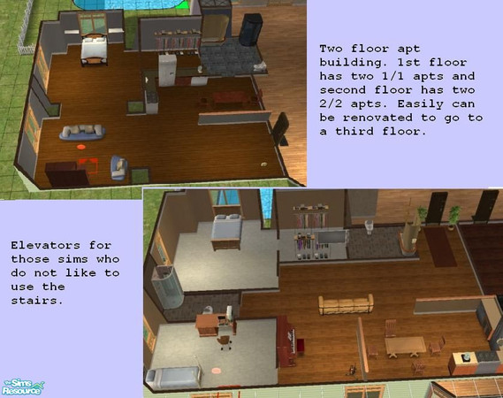 The Sims Resource - Apartment Designs 1