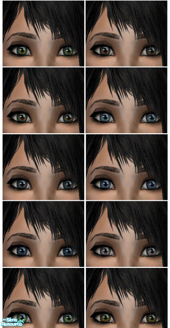 The Sims Resource - Realistic Eyes