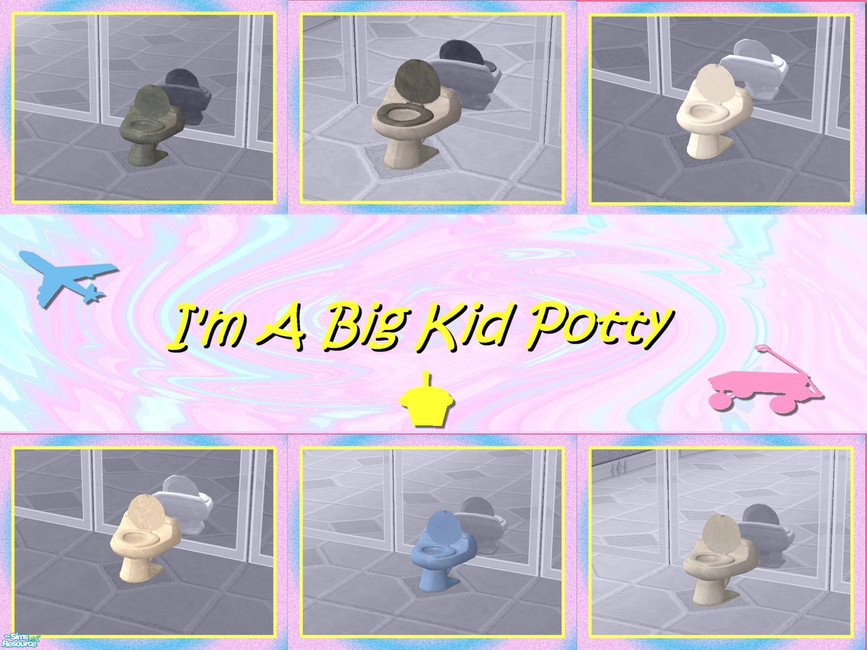 The Sims Resource - "I'm A Big Kid" Potty Chairs