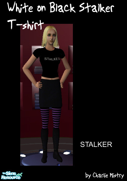 The Sims Resource - Stalker (b+w)