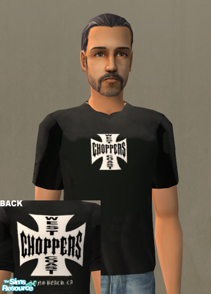 The Sims Resource | West Coast Choppers T-shirt