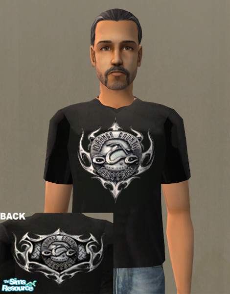 The Sims Resource - Orange County Choppers T-shirt