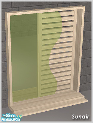 The Sims Resource | Sunair T053 Sliding Door (nature)