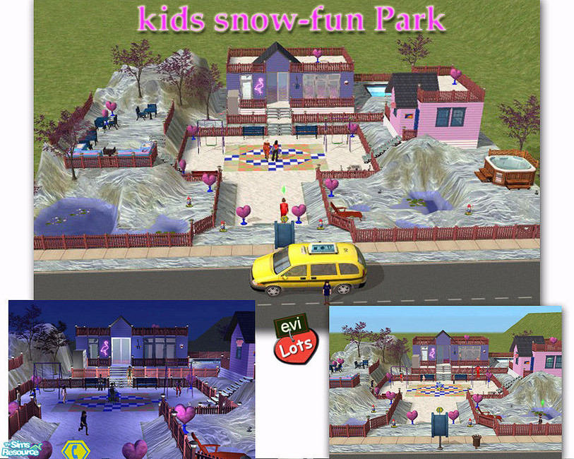 The Sims Resource - evi2s KIDS SNOW-FUN PARK