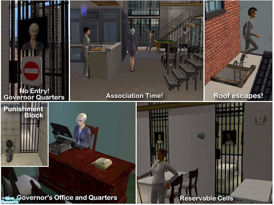 The Sims Resource | Victorian-style Prison